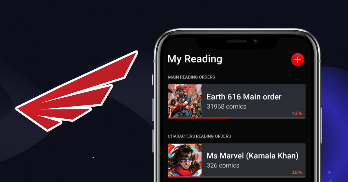 Redwing .:. Comics reading orders app